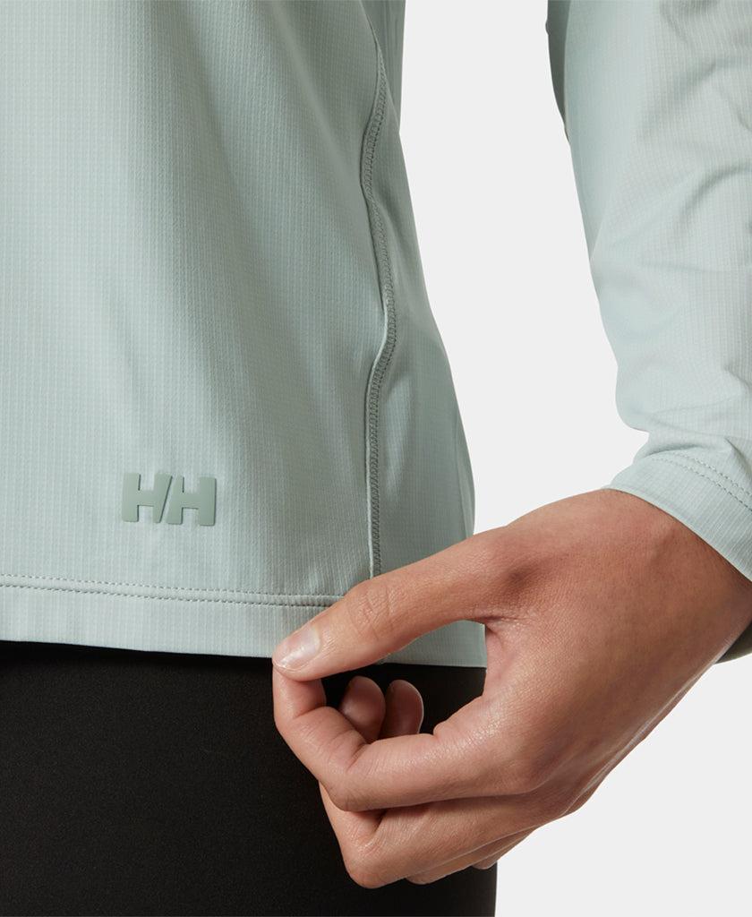 WOMENS SHINE SOLEN LS CREW, Green Mist | Helly Hansen AU