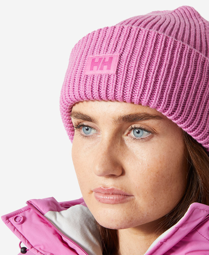 HH RIB BEANIE, Meta Pink | Helly Hansen AU