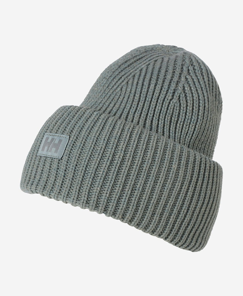 HH RIB BEANIE, Grey Cactus | Helly Hansen AU