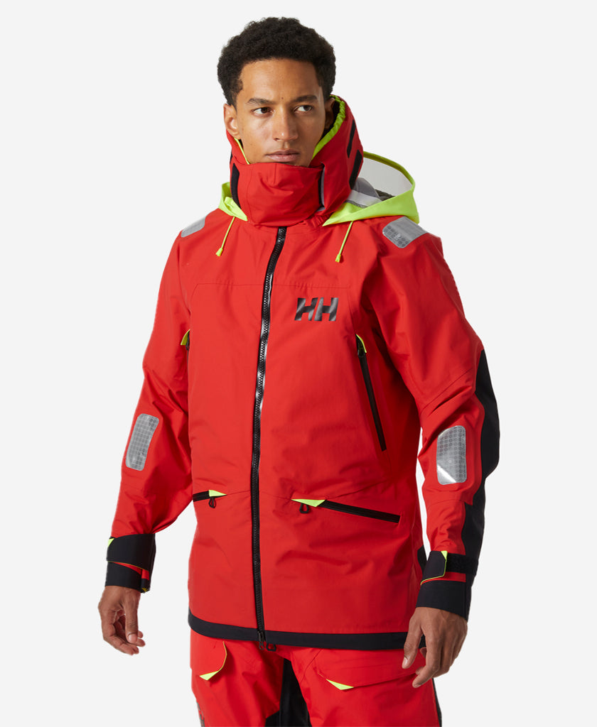 Aegir Race Jacket 2.0 In Alert Red | Helly Hansen AU